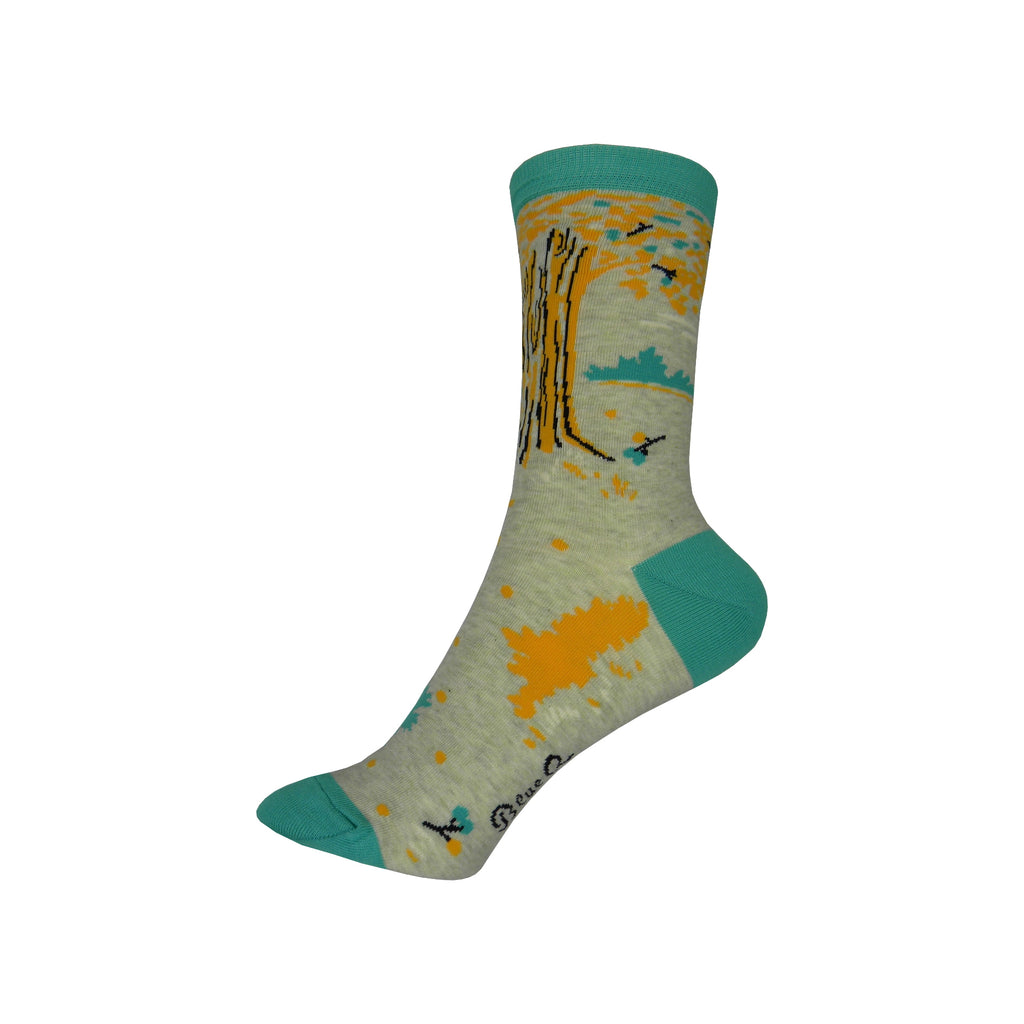 'Sup Nerd Crew Socks in Teal - Poppysocks